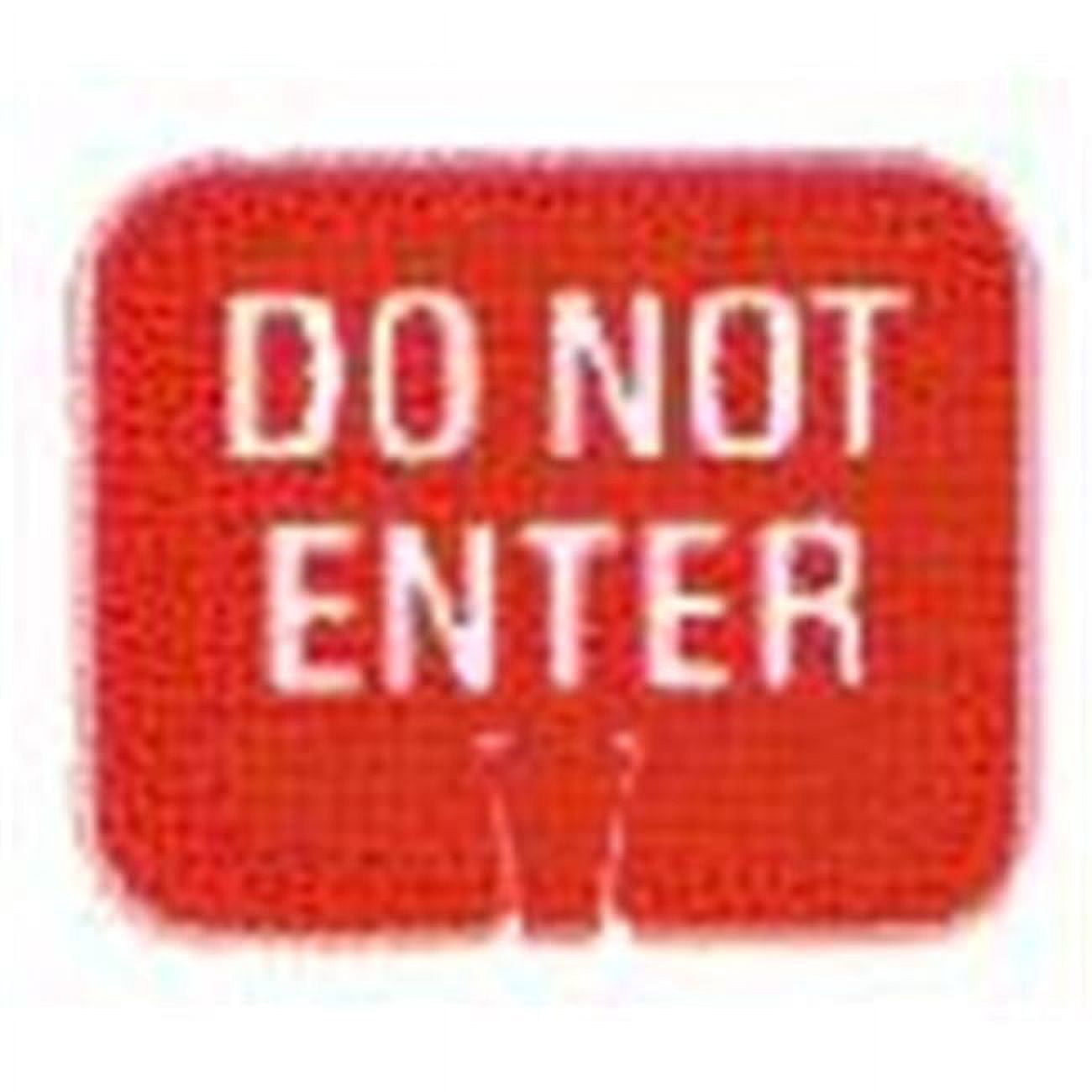 Olympia Sports SF058P Snap-On Cone Sign - DO NOT ENTER - Walmart.com