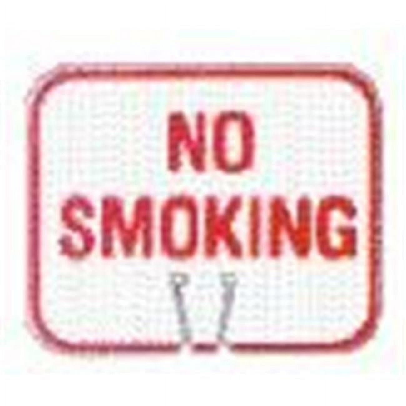 Olympia Sports SF083P Snap-On Cone Sign - NO SMOKING - Walmart.com