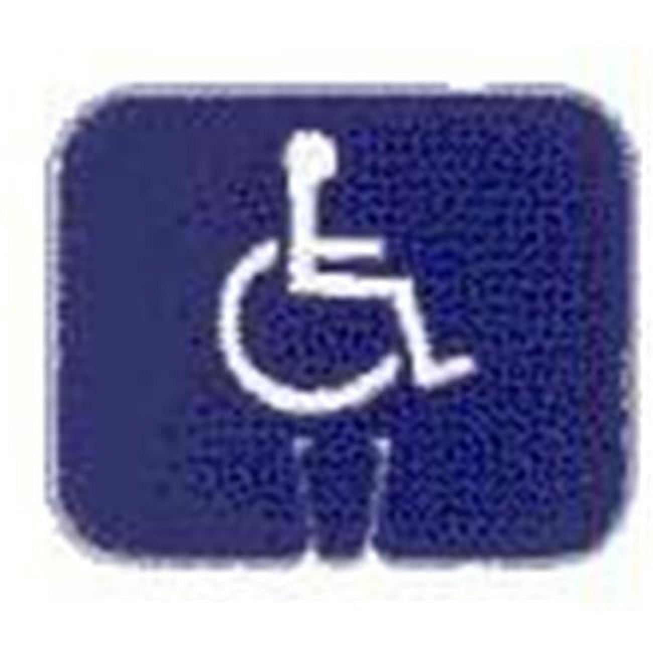 Olympia Sports SF084P Snap-On Cone Sign - Handicapped Symbol - Walmart.com