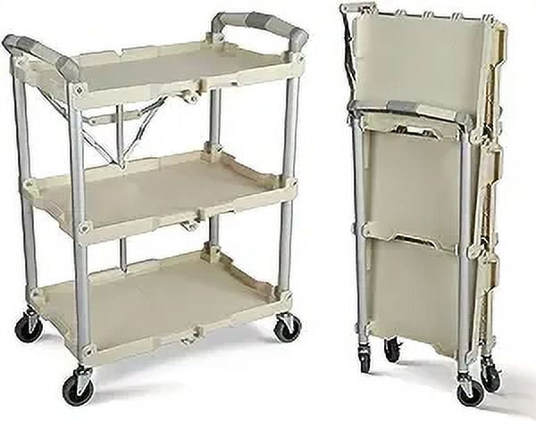 Olympia Tools Pack N Roll Collapsible Service Cart, 150LB Capacity, 3 ...