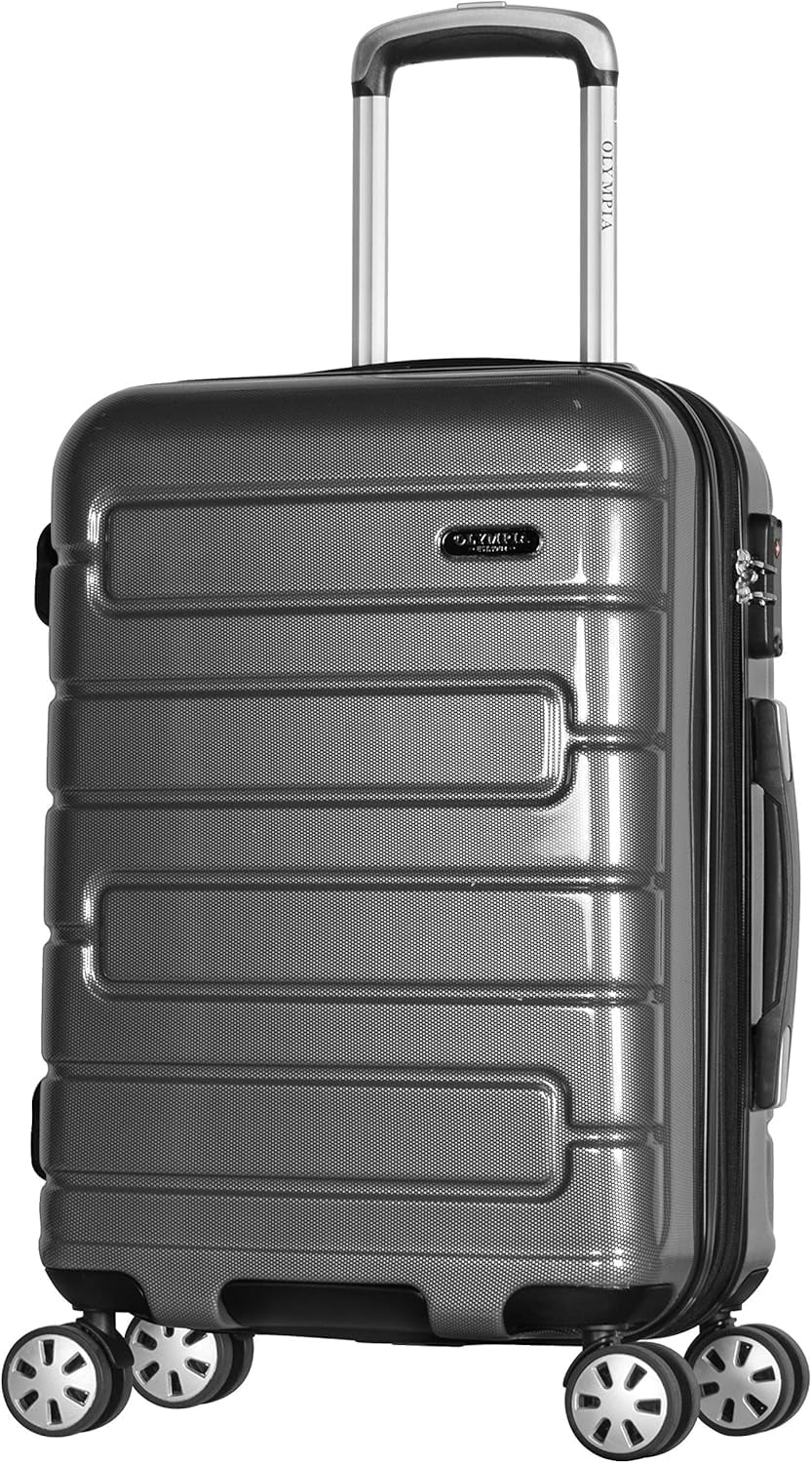 Olympia U.S.A. Nema 25-inch Luggage Expandable Lightweight Hardside ...
