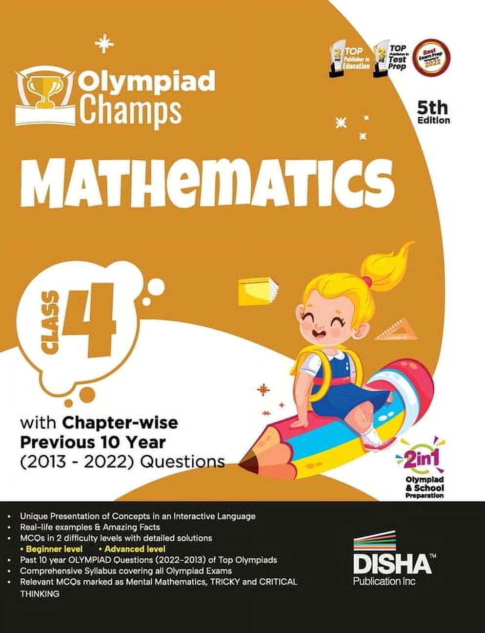 Olympiad Champs Mathematics Class 4 with Chapter-wise Previous 10 Year ...