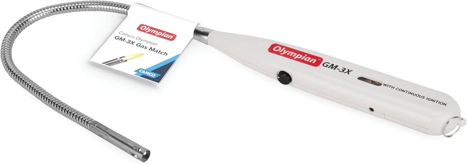 Olympian GM-3X Adjustable Flame Gas Match - Features Windproof ...