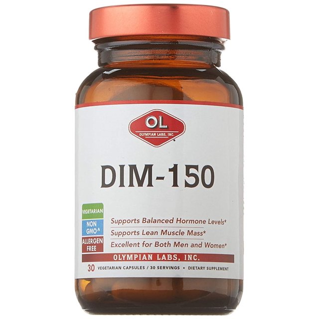 Olympian Lab Dim 150mg Supports Muscle Mass, Non GMO & Gluten Free ...