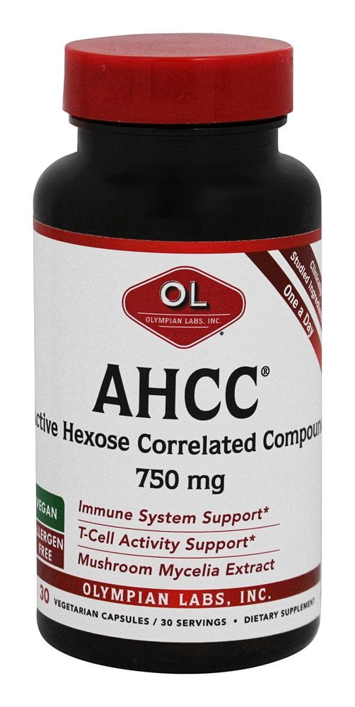 Olympian Labs - AHCC Active Hexose Correlated Compound 750 mg. - 30 ...