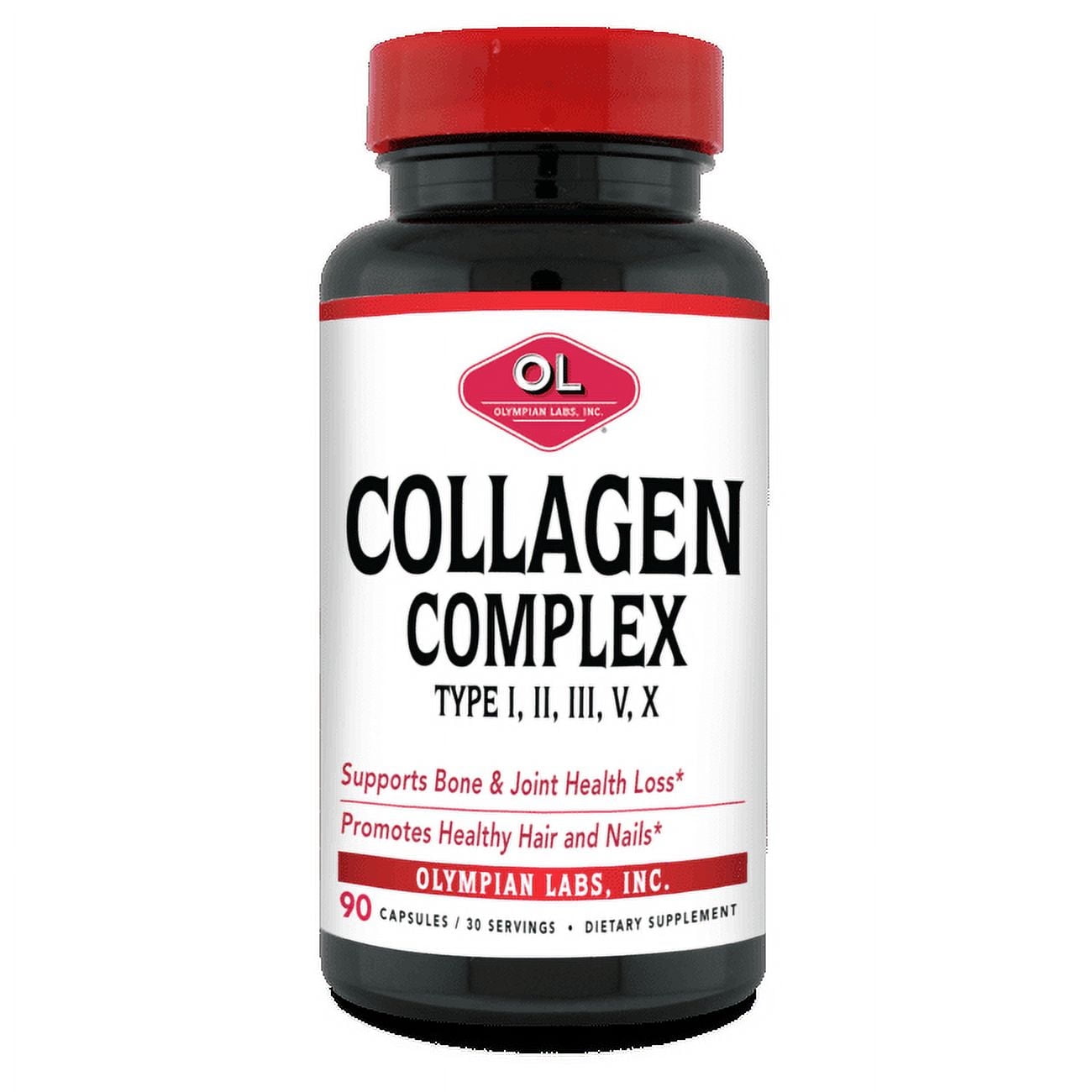 Olympian Labs Collagen Complex Type I, Ii, Iii, V, X 90 Caps - Walmart.com