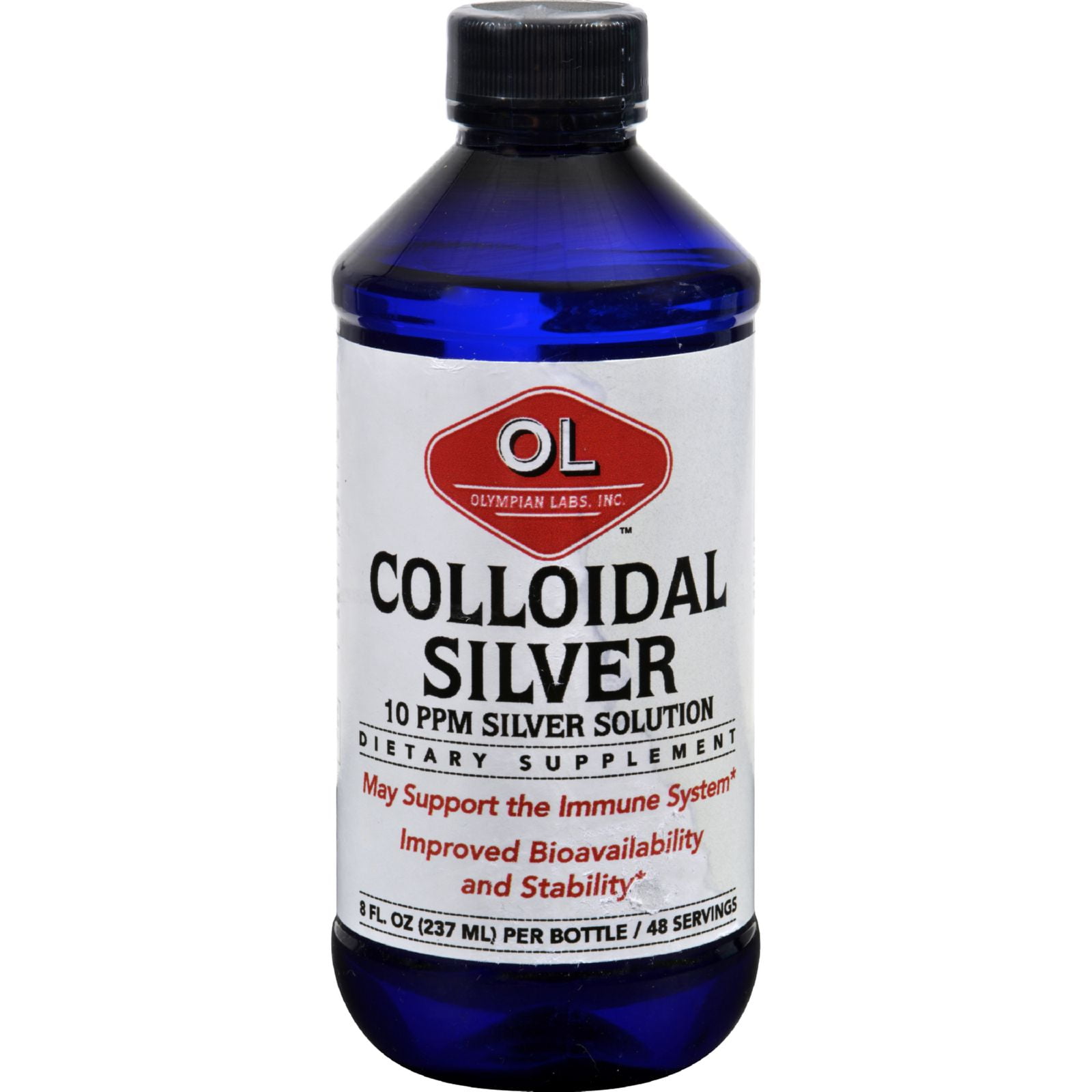 Olympian Labs-Colodial Silver, 50Mcg 48svgns - Walmart.com