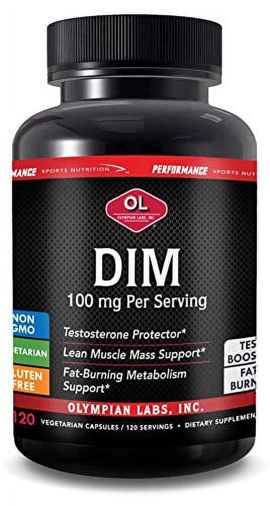 Olympian Labs DIM 100mg - DIM Diindolylmethane Supplement Capsules ...