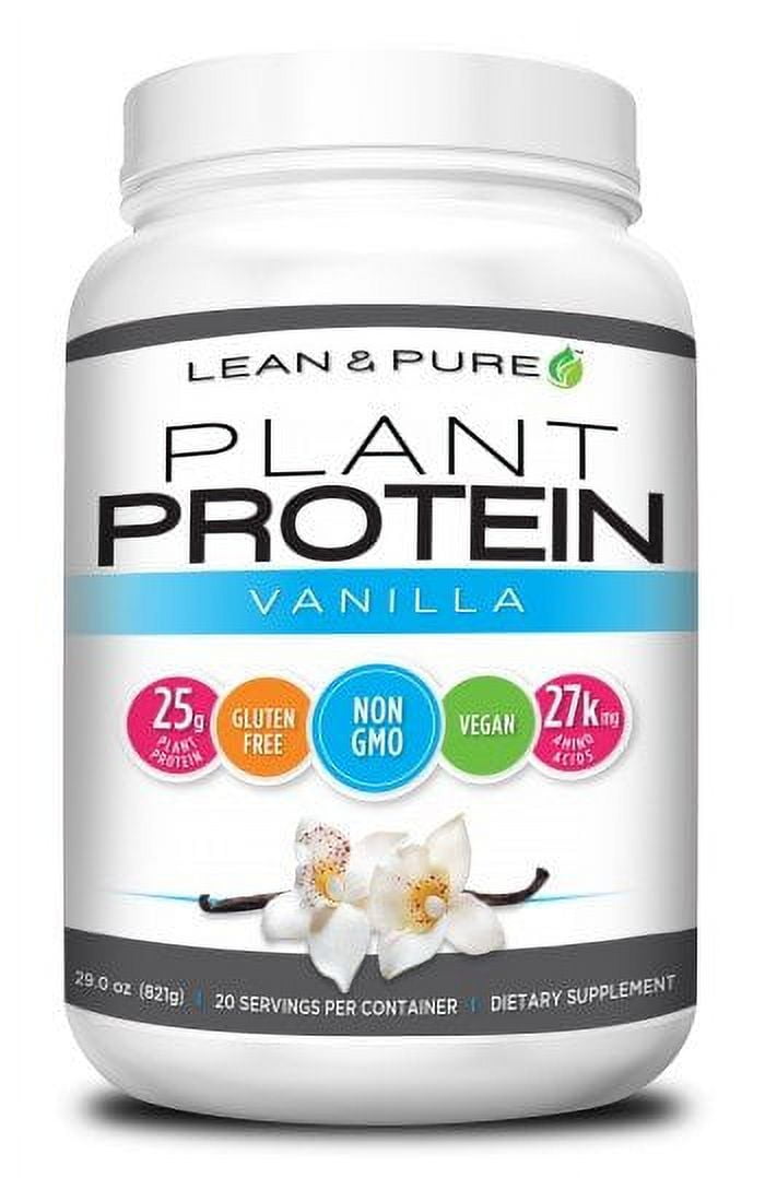 Olympian Labs Lean & Pure Plant Protein Vanilla 821 gm Powder - Walmart.com