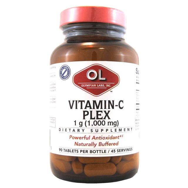 Olympian Labs Vitamin-C Plex Dietary Supplement, 1,000mg, 90 count ...