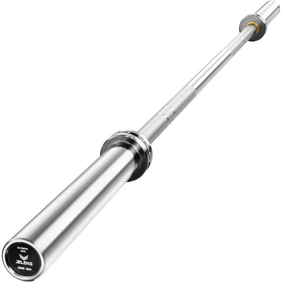 Olympic Barbell, 1000lb Capacity 7FT Weight Bar for Strength Training ...