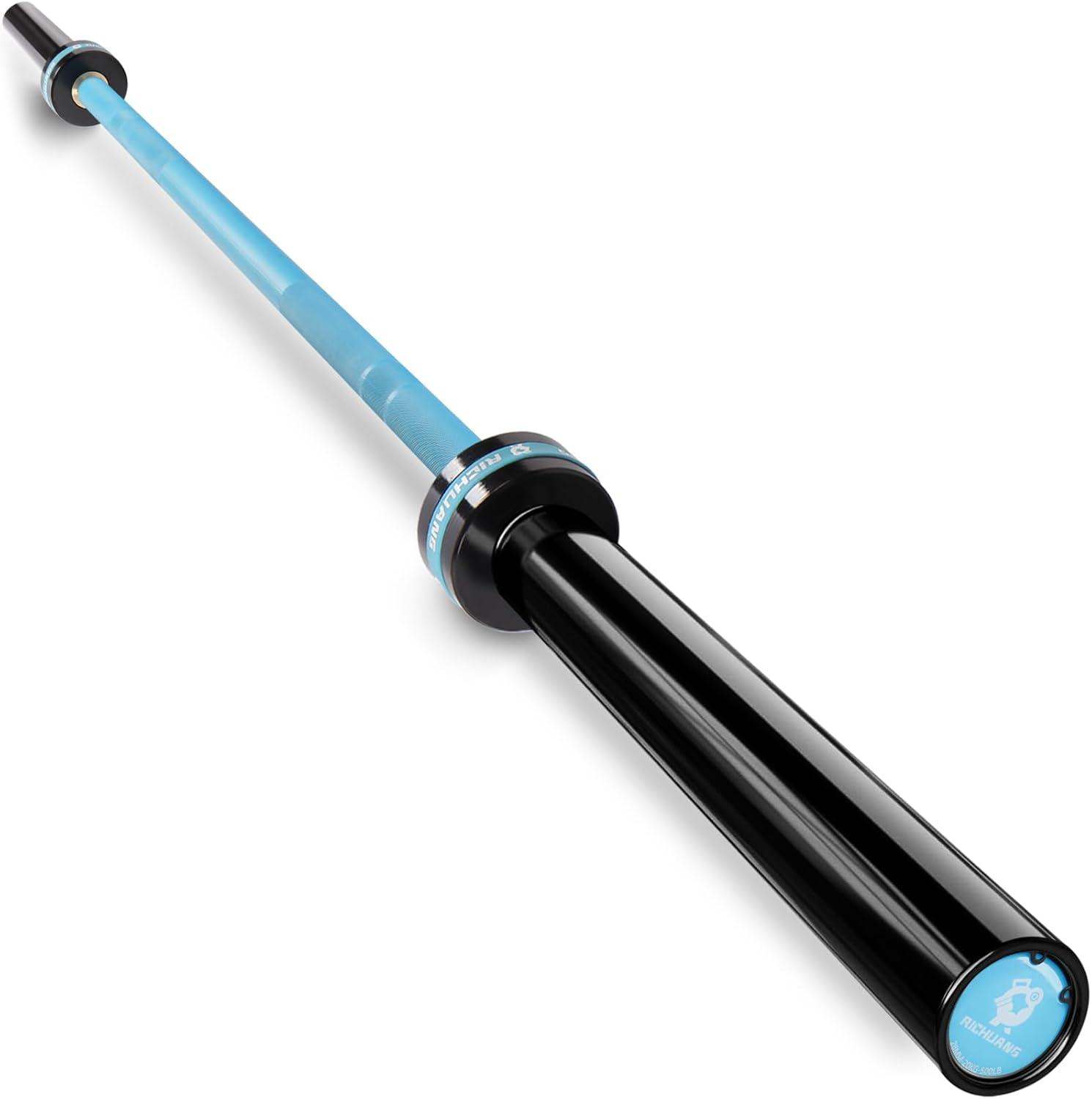 Olympic Barbell 45lb (20kg) - 7ft Bearing Spin Bar for Weightlifting ...