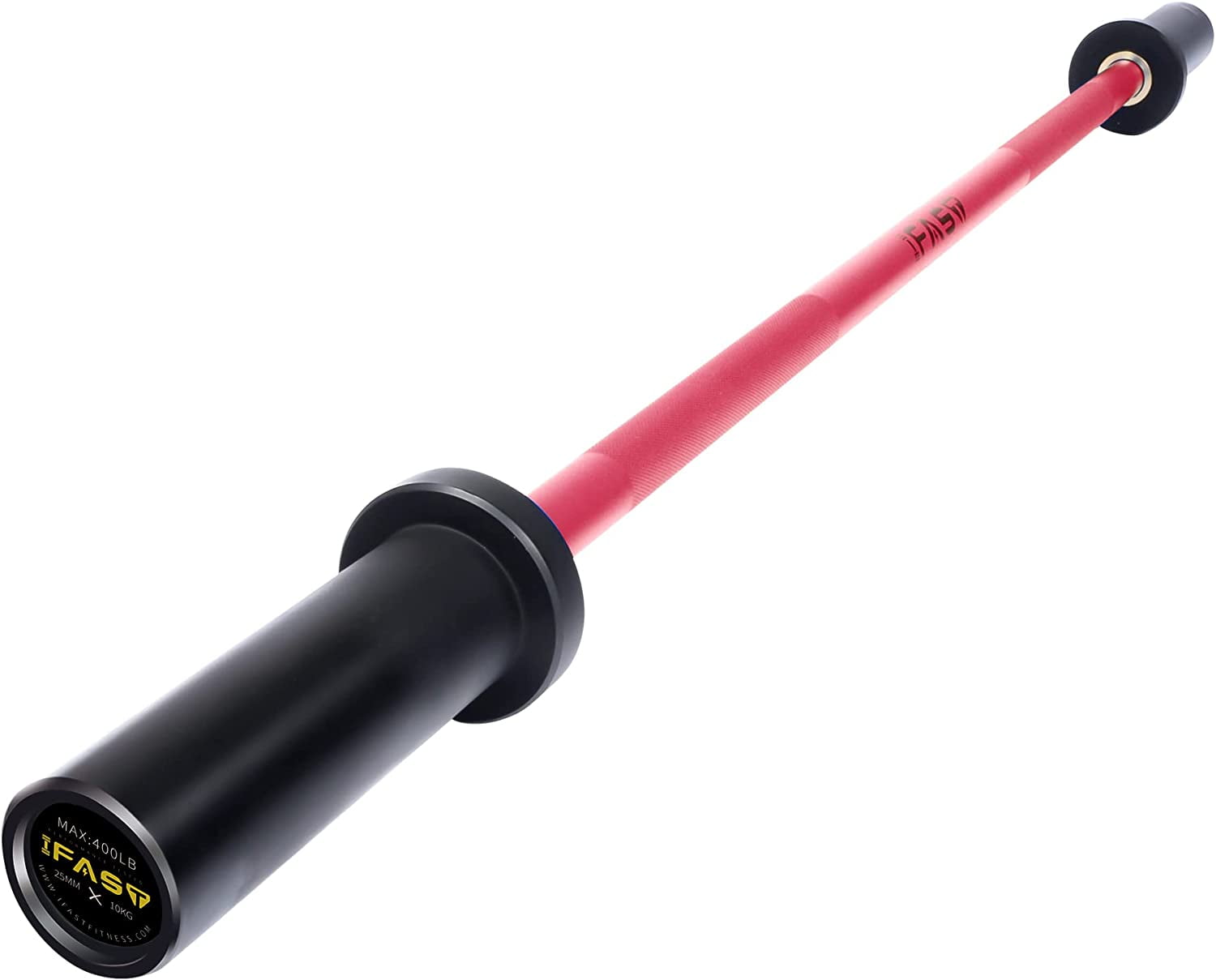 IFAST 4Ft Olympic Barbell Bar, Solid Chrome, 400Lbs Capacity, Easy ...