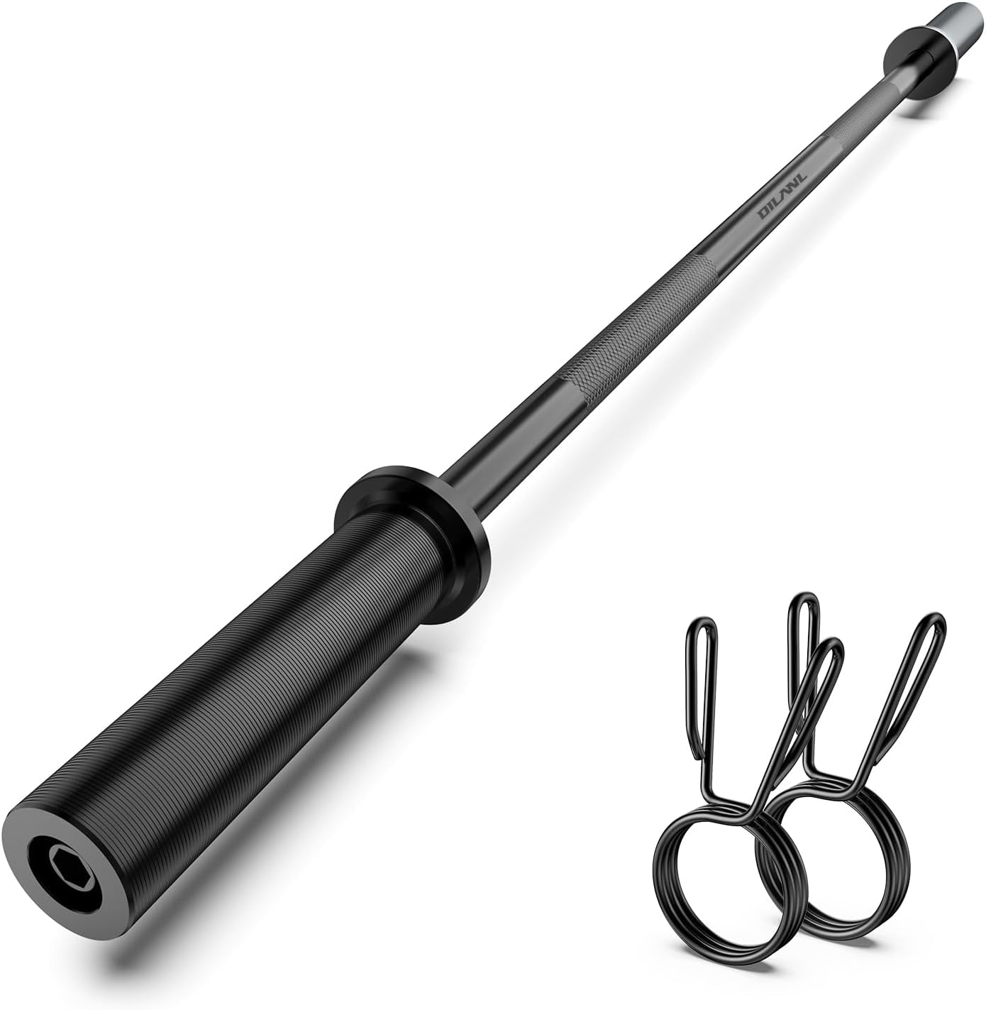 Olympic Barbell Bar 55", 2In-Weight Lifting Bar Standard Straight ...
