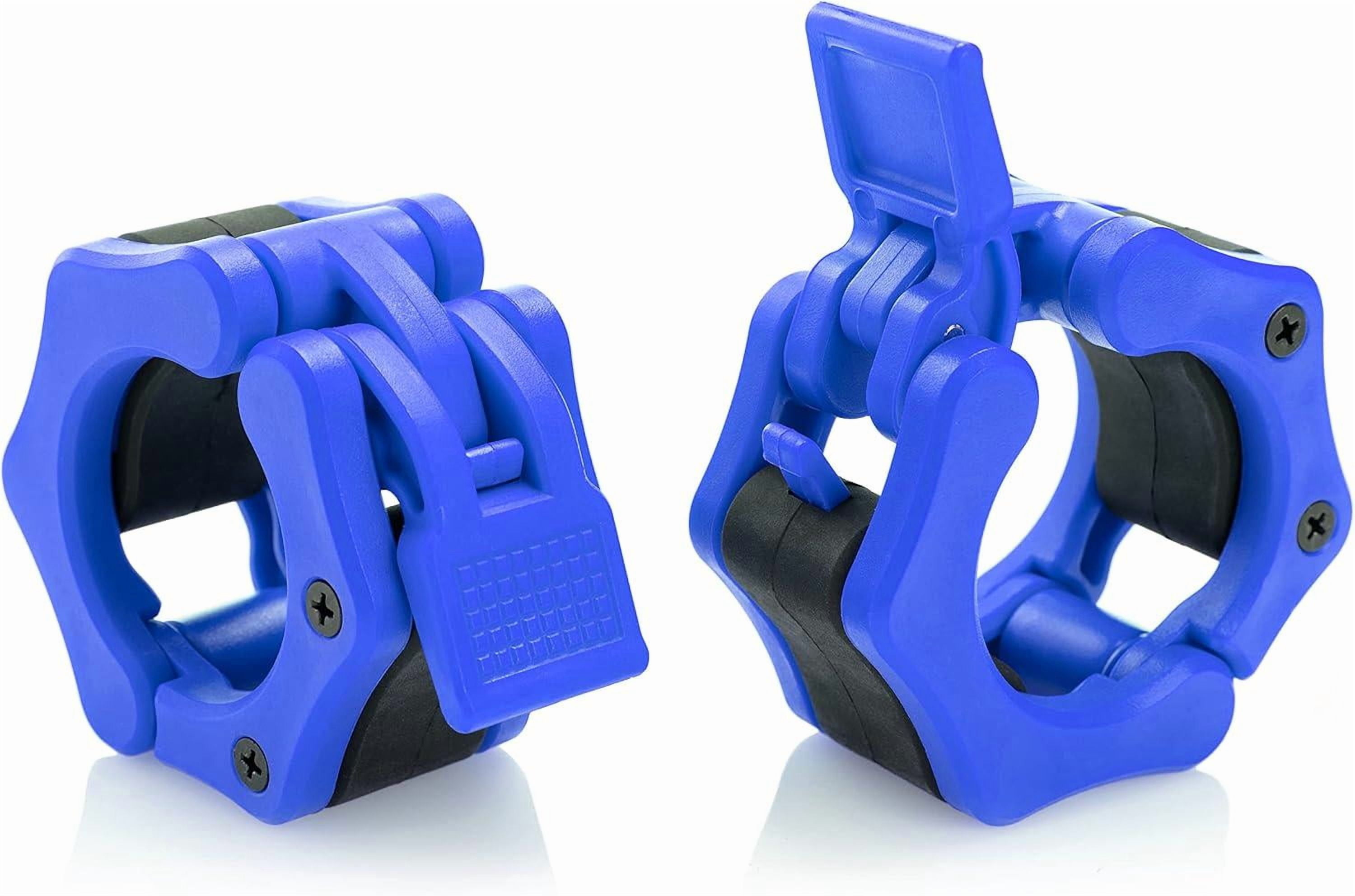 Olympic Barbell Clamps Collars Quick Release Pair Weight Clips for 2 ...