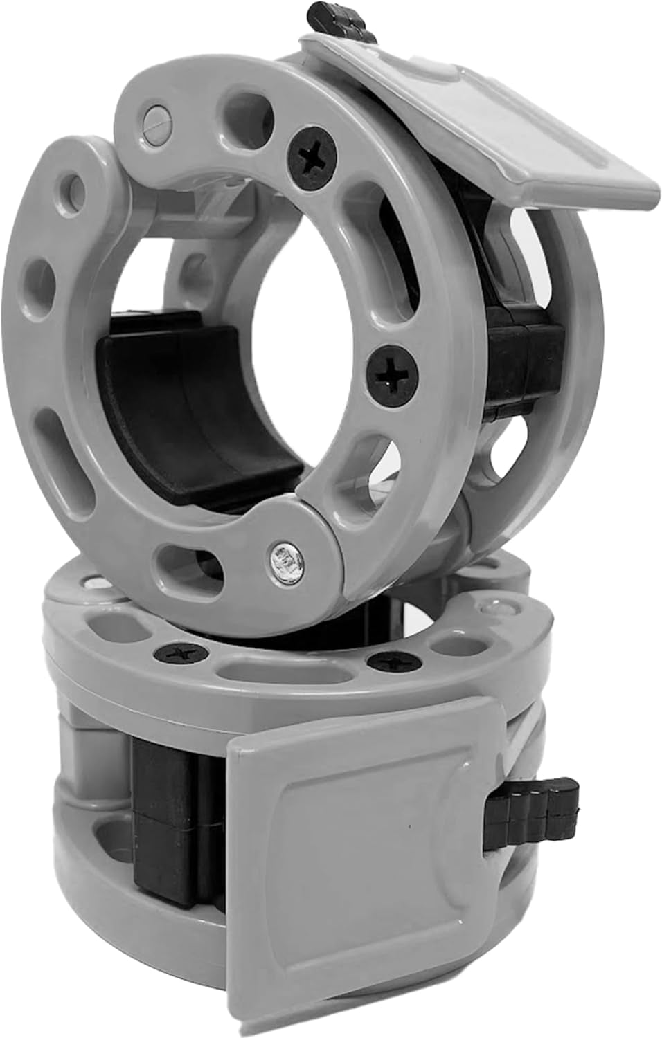 Olympic Barbell Clamps Collars Quick Release Pair of Locking Weight ...