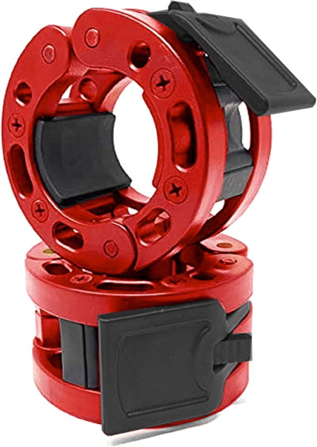 Olympic Barbell Clamps Collars Quick Release Pair of Locking Weight ...