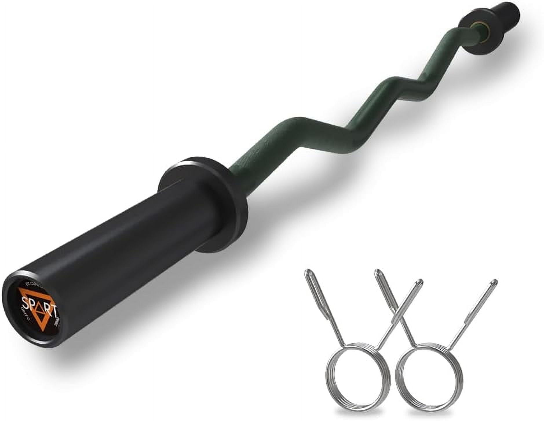 Olympic Barbell EZ Curl Bar, 47INCH/4FT Strength Training Curling Bar ...