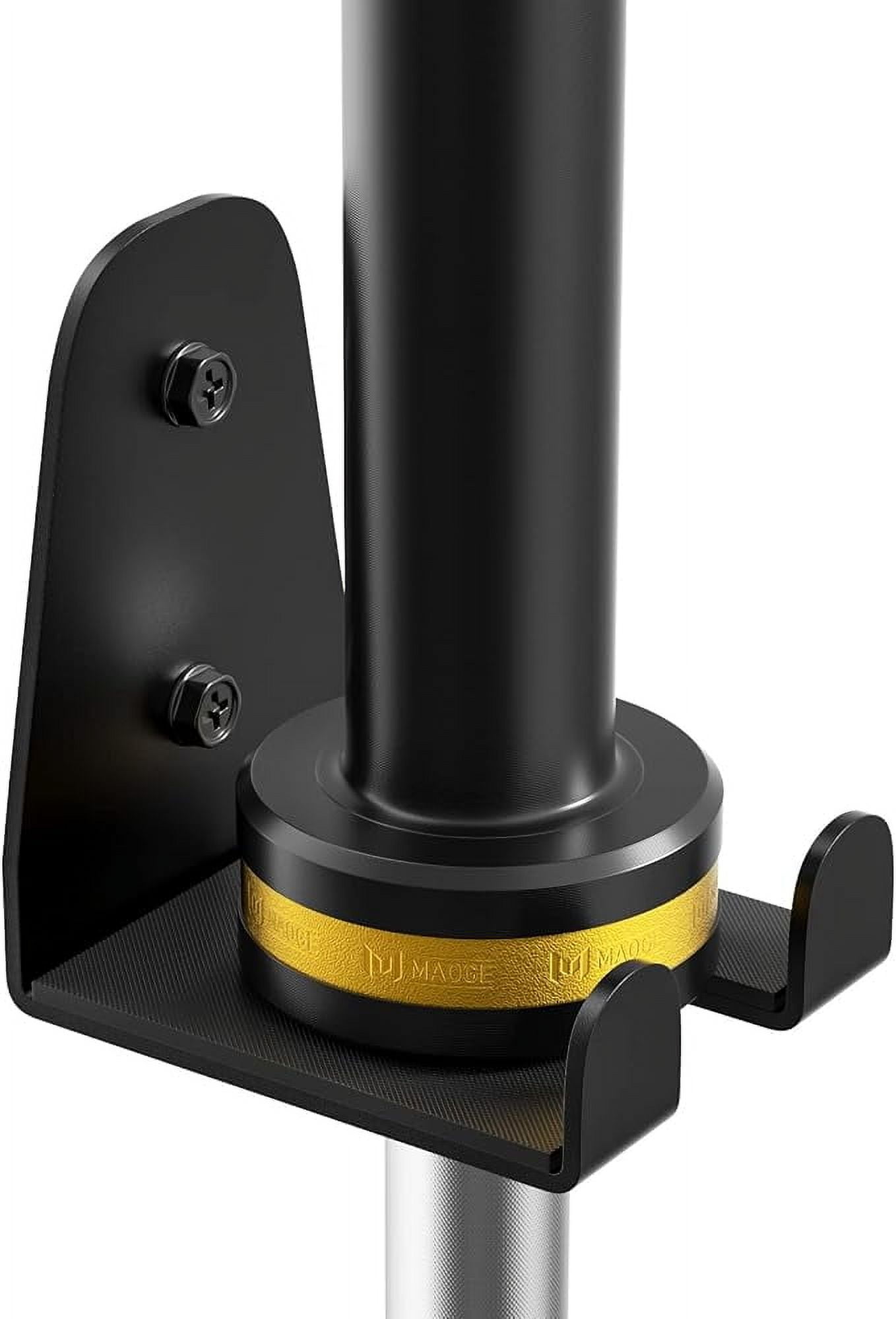 Olympic Barbell Hanger,Garage Gym Bar Wall Rack,Vertical Barbell Mount ...