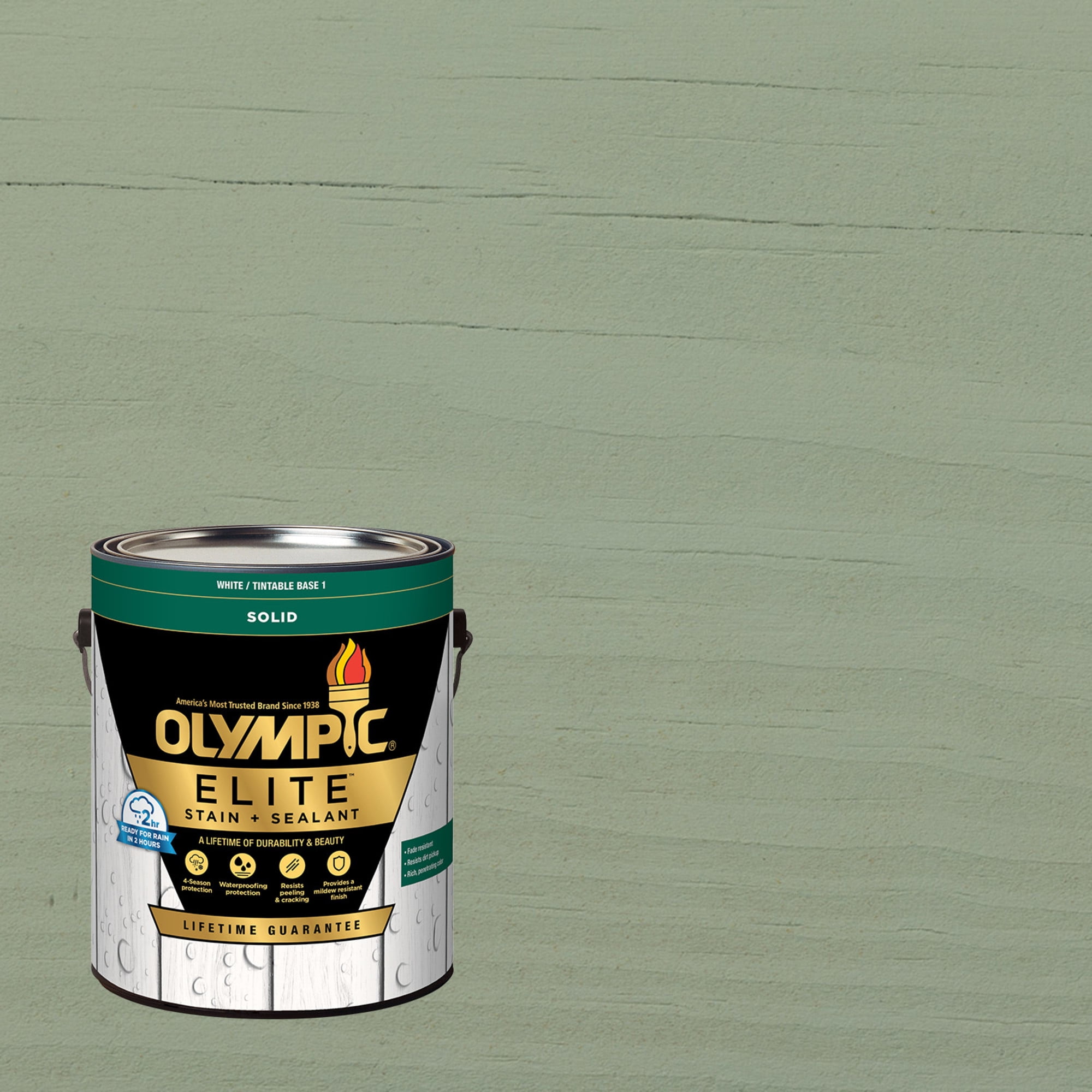 Olympic Elite 1 Gallon SC-1065 Powder Mill Solid Advanced Exterior ...