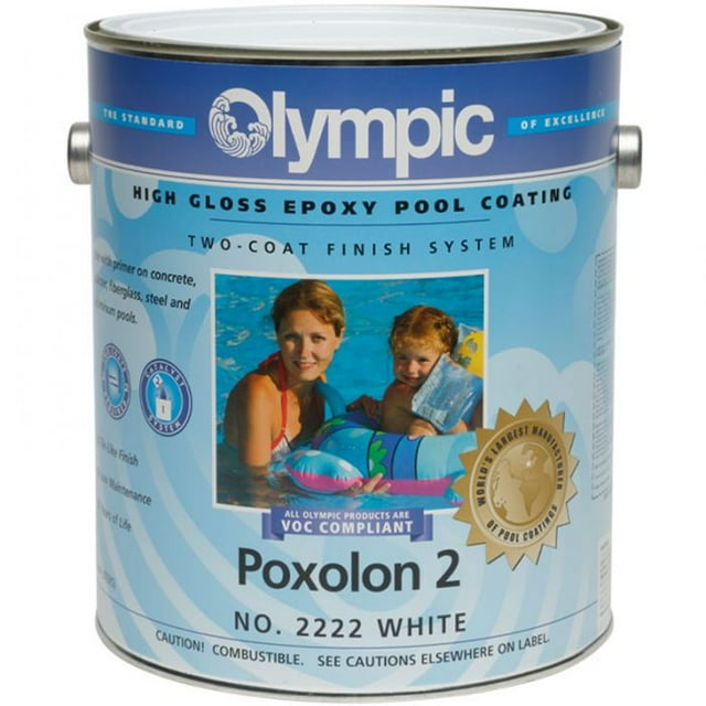 Olympic Epoxy-Based Swimming Pool Paint & Coating for Concrete Deck ...