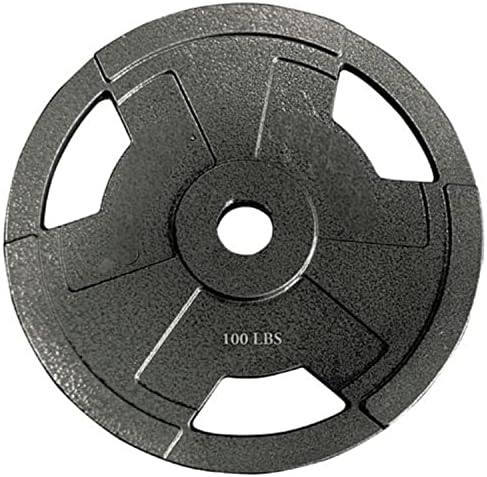 Olympic Grip Plate (100-Pound) - Walmart.com
