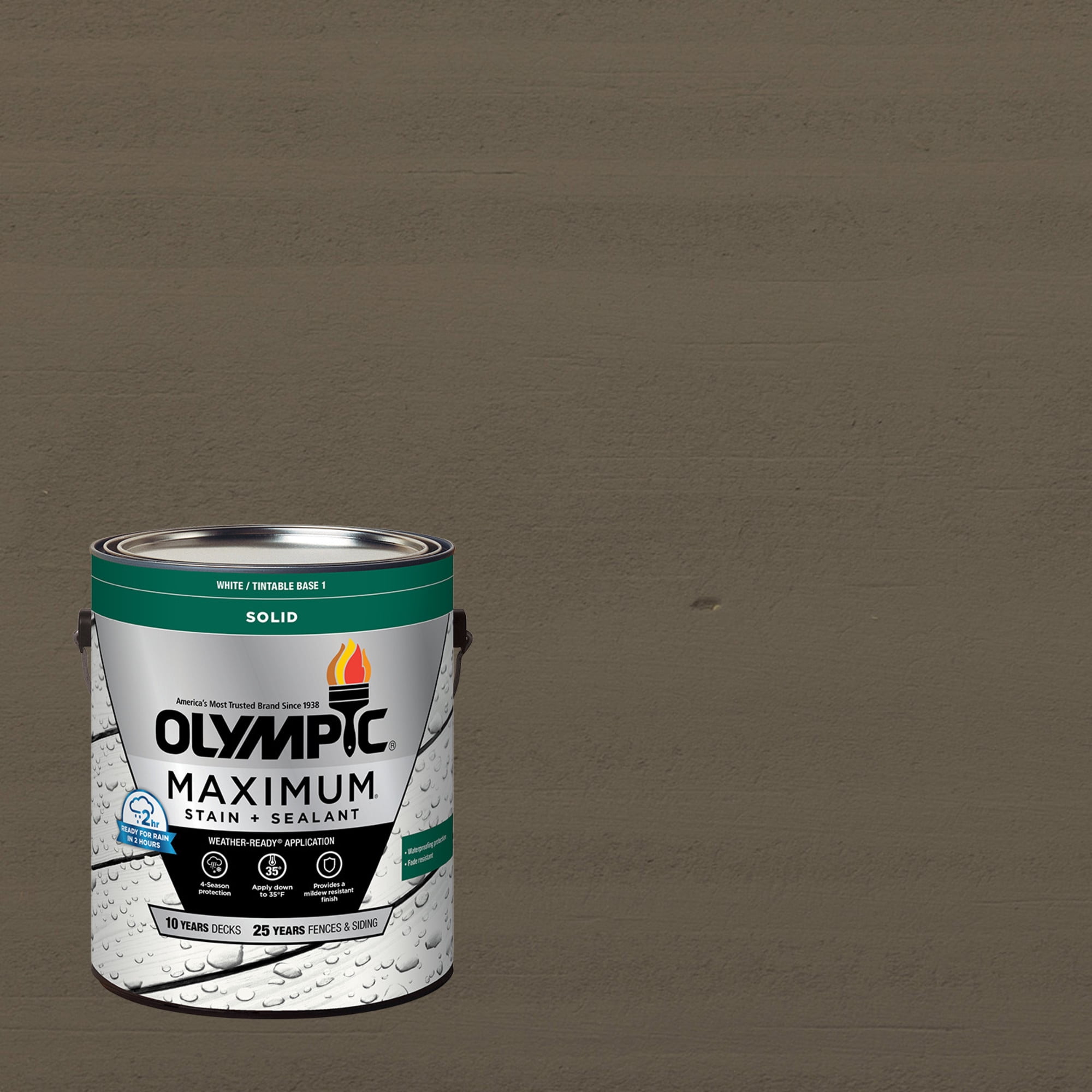 Olympic Maximum 1 Gallon SC-1003 Antique Silver Solid Color Exterior ...