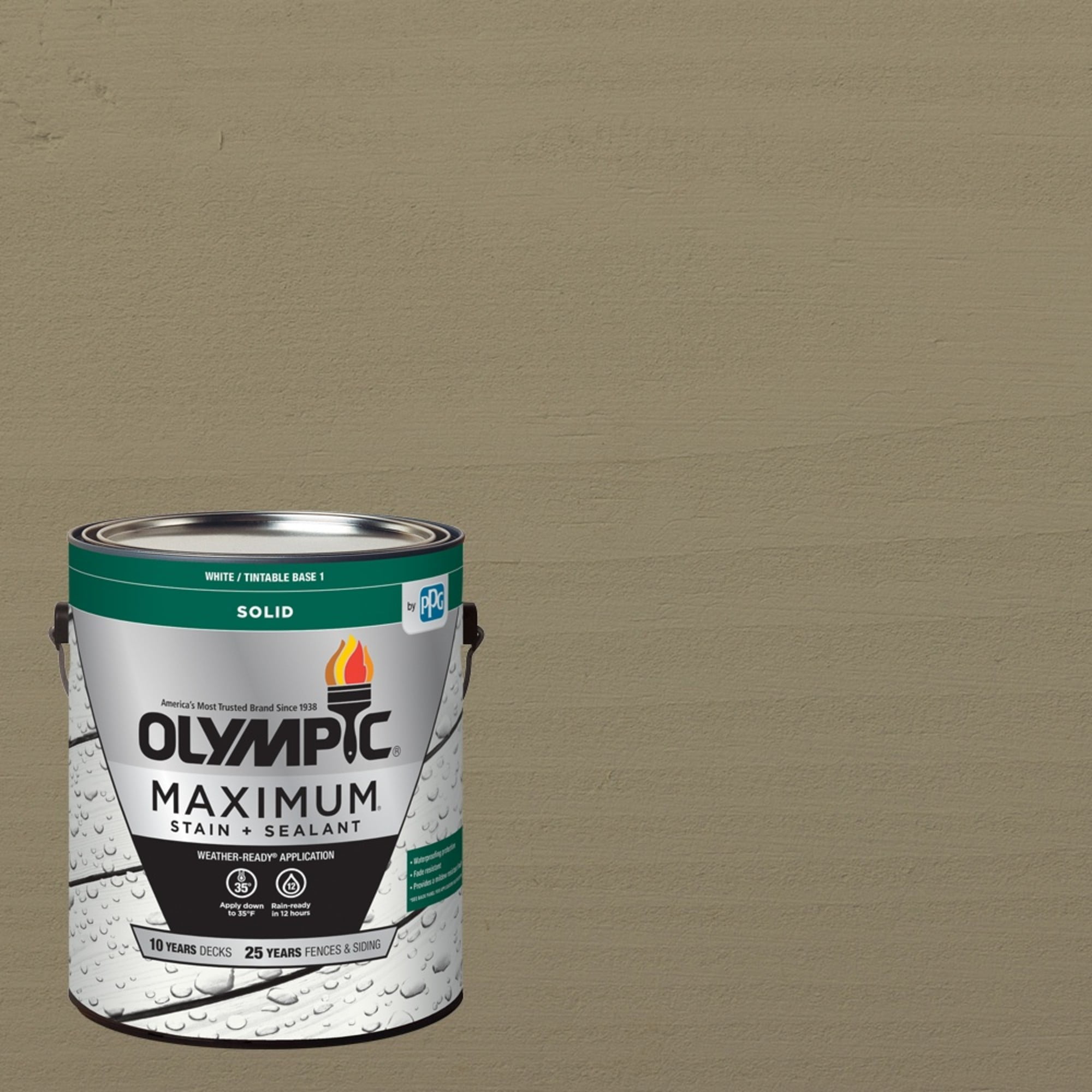 Free Shipping! Olympic Maximum 1 Gallon Cape Cod Gray Solid Color ...