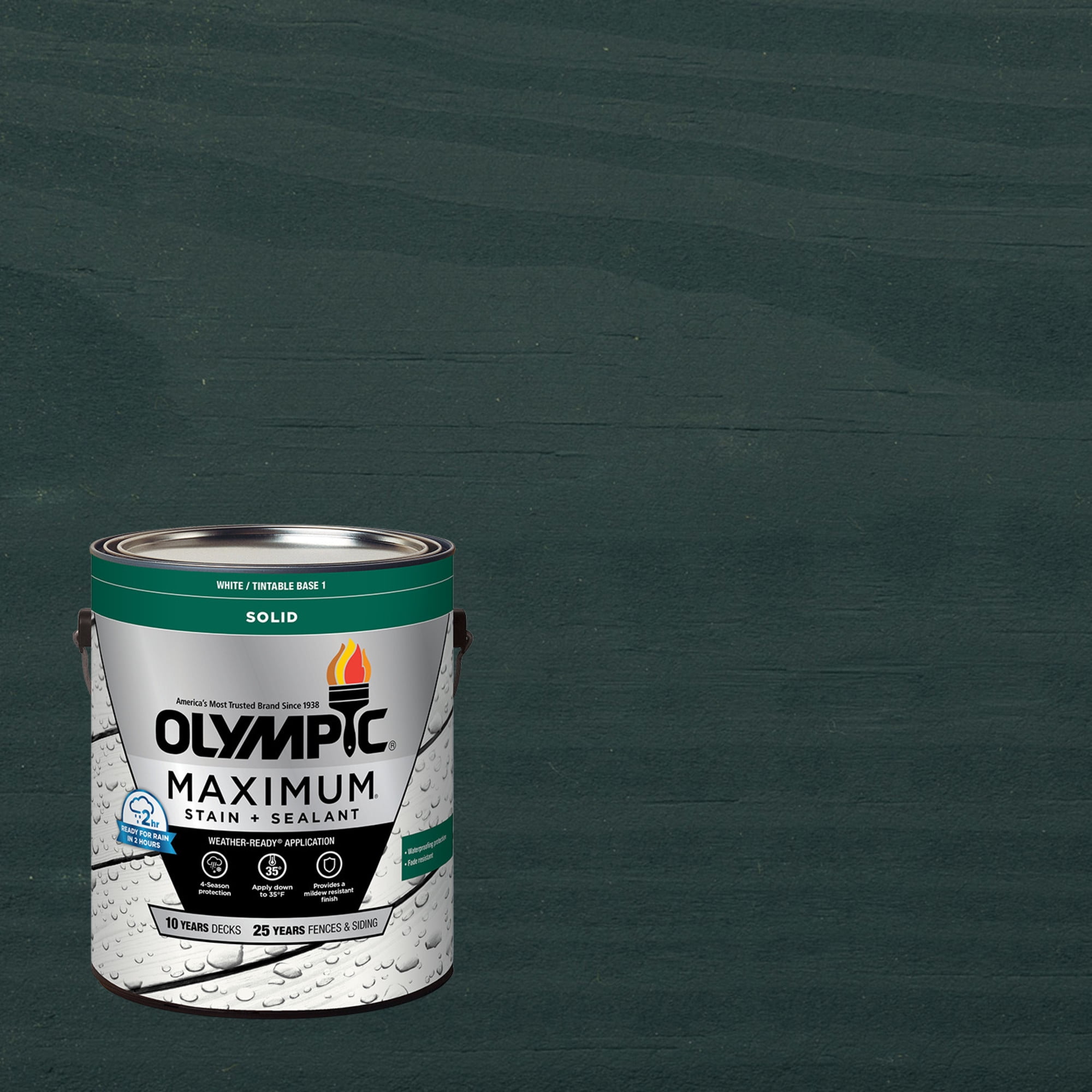 Olympic Maximum 1 Gallon SC-1045 Midnight Blue Solid Color Exterior ...