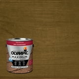 Olympic Maximum 1 Gallon ST-2016 Light Mocha Semi-Transparent Exterior ...