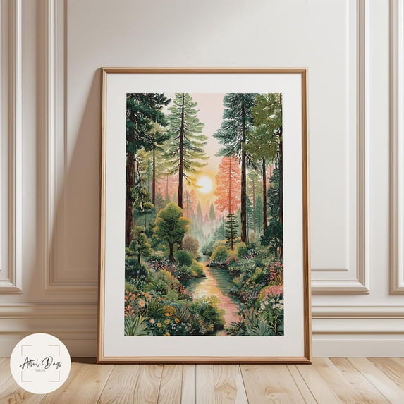 Olympic National Park Forest River Washington Nature Woodland Landscape ...