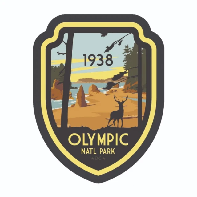 Olympic National Park Sticker Washington National Park Decal Phone ...