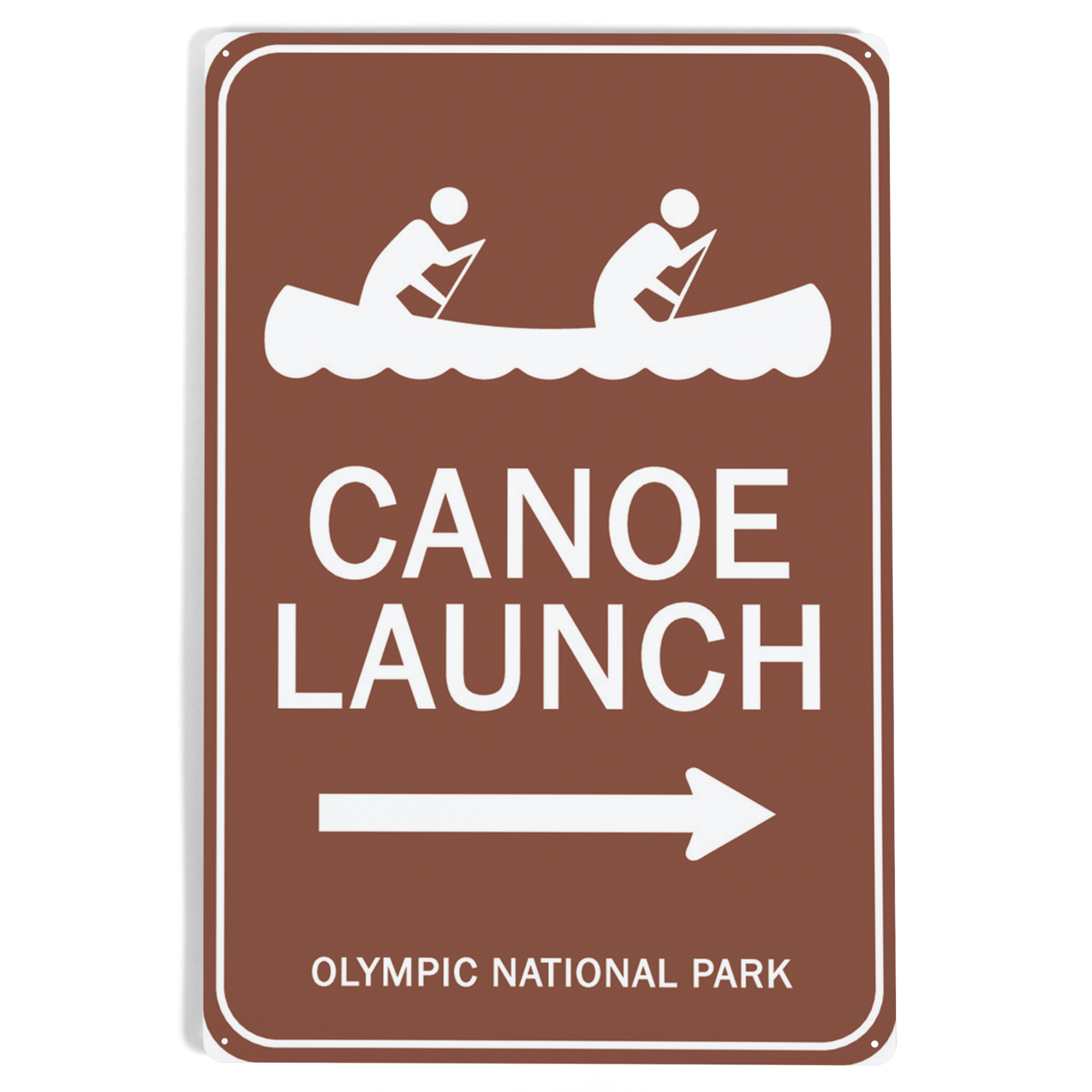 Olympic National Park, Washington, Canoe Launch (12x18 Aluminum Art ...
