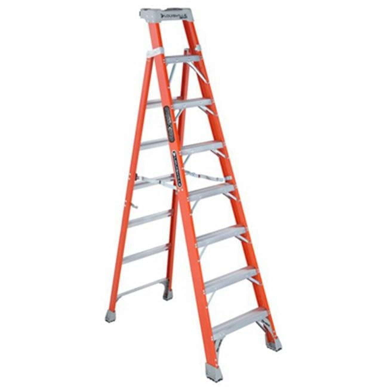 Olympic Oil 8 ft. 2 in 1 Cross Step Ladder - Walmart.com