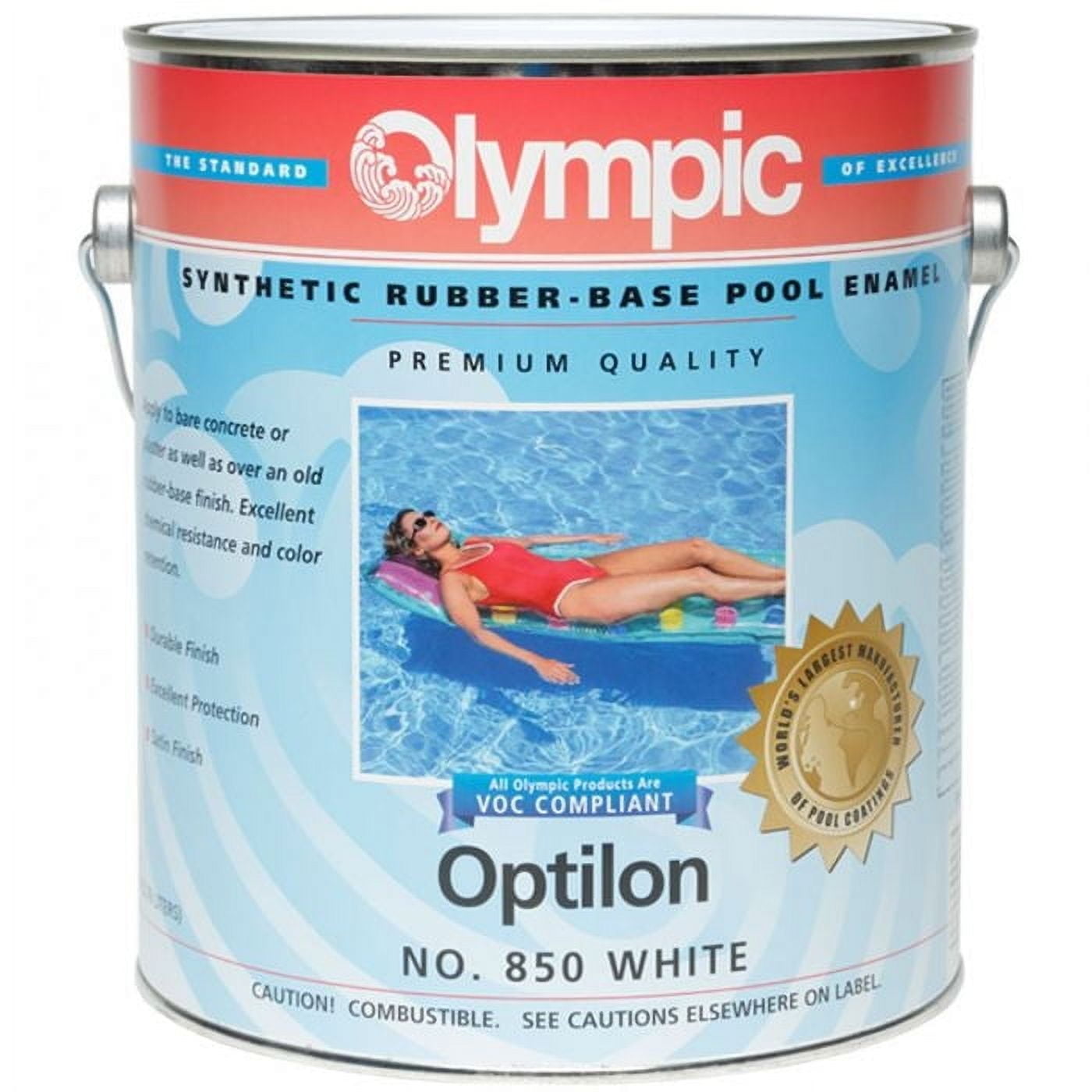 Olympic Optilon Synthetic Rubber-Based Pool Coating - State-Compliant ...