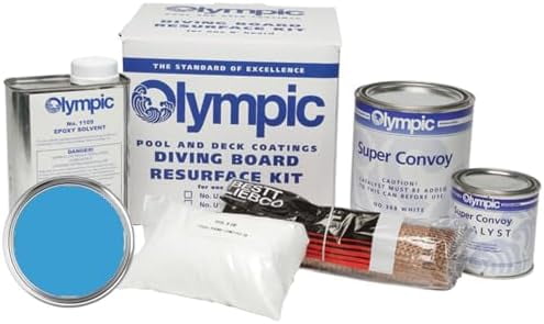 Olympic Pool Paint - Diving Board Resurface Kit - Bikini Blue - Walmart.com