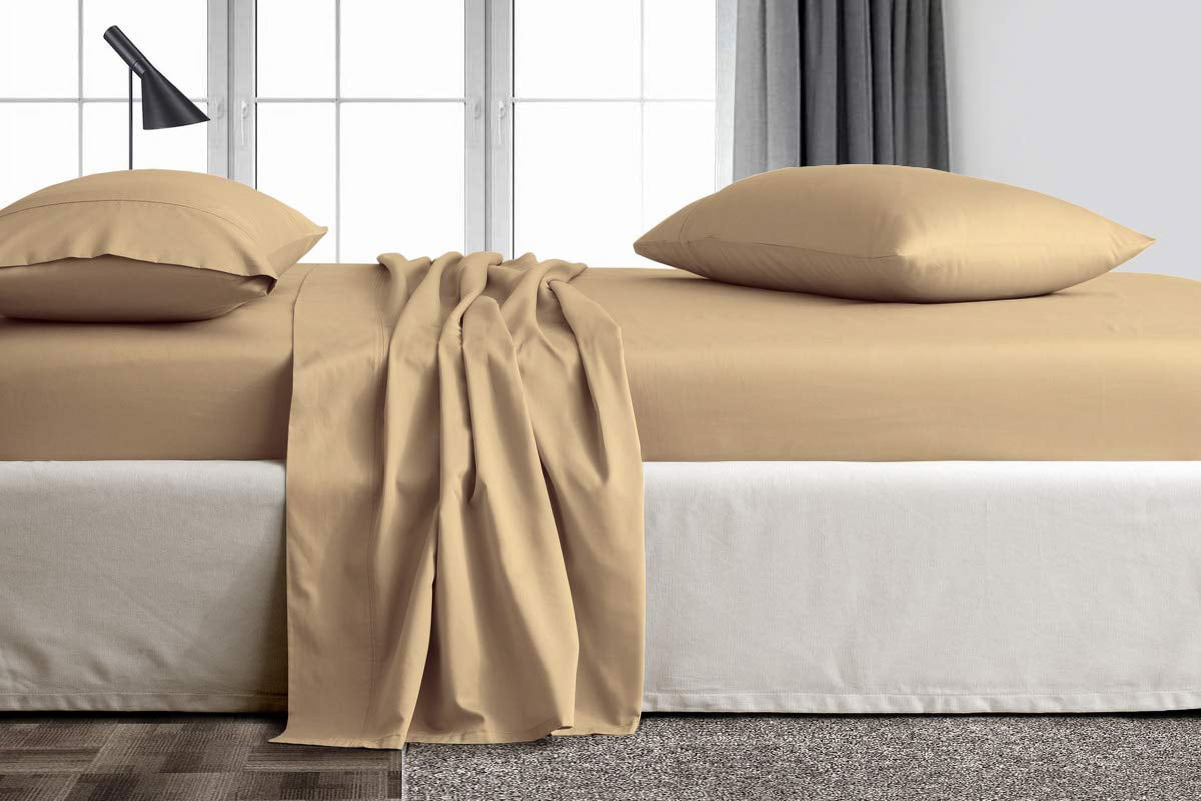 Olympic Queen Size 100% Egyptian Cotton 5 Piece Bedding, Luxury Sheet ...