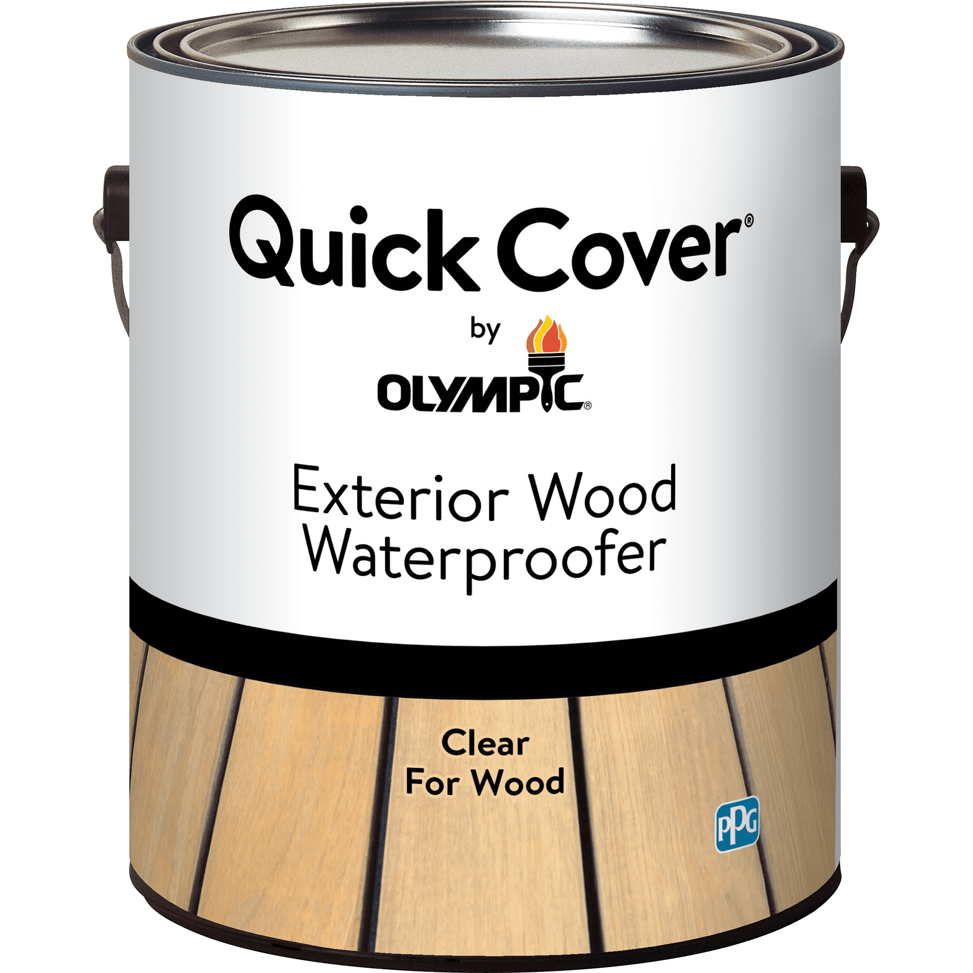Olympic Quick Cover 1 Gallon Clear Exterior Wood Sealer - Walmart.com