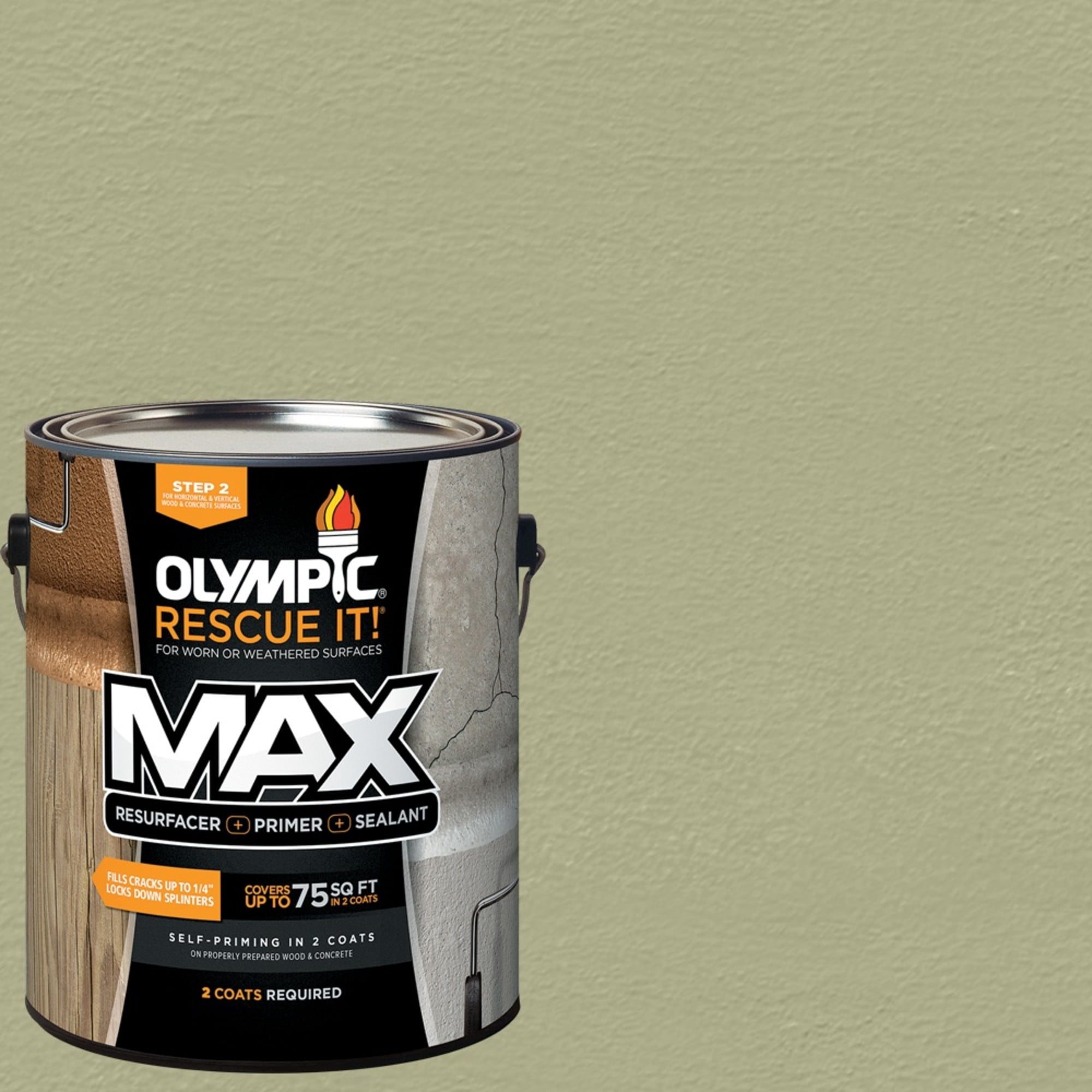 Olympic Rescue It 1 Gallon SC-1001 Aluminum Exterior Deck Resurfacer ...