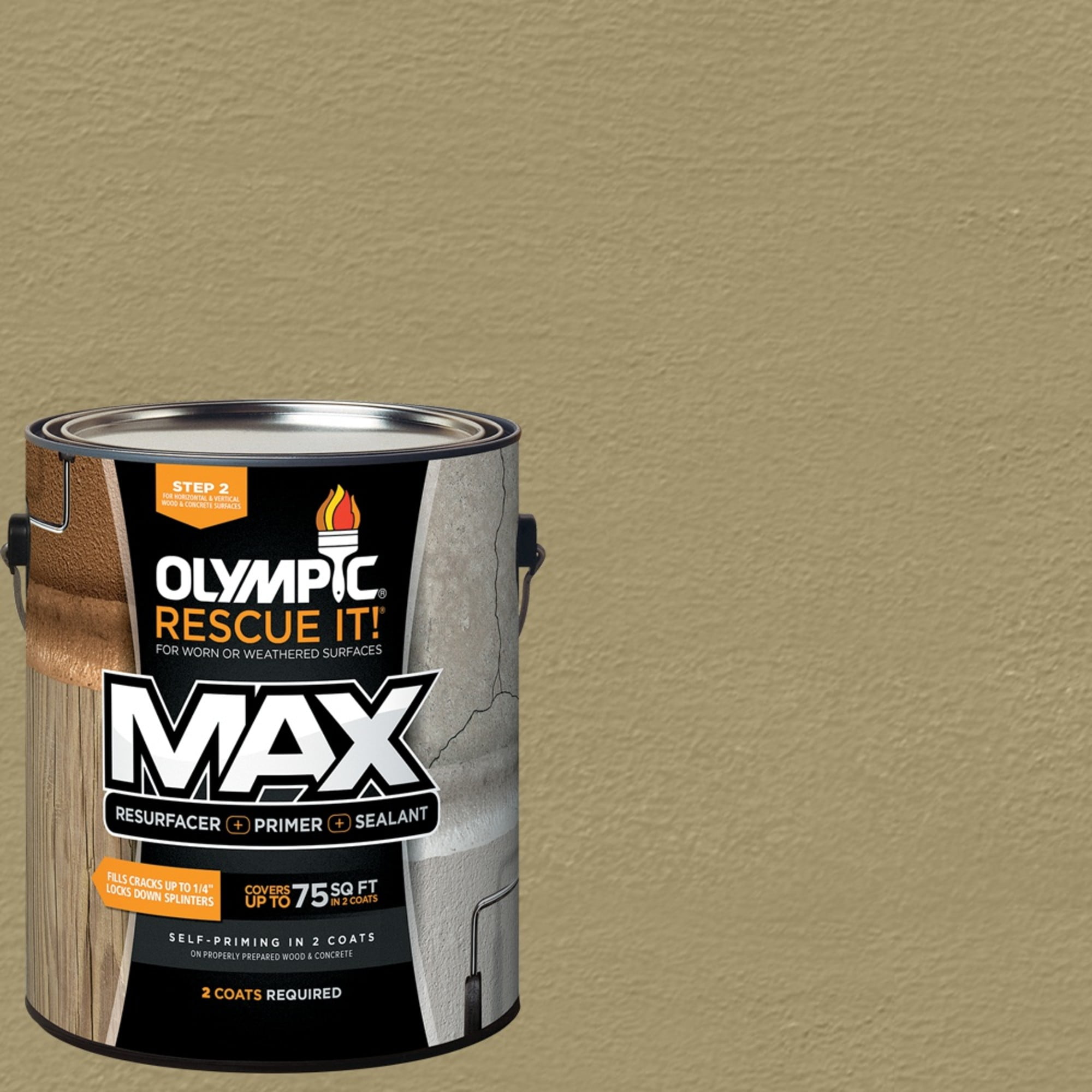 Olympic Rescue It 1 Gallon SC-1006 Autumn Sand Exterior Deck Resurfacer ...