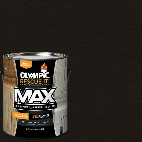 Olympic Rescue It 1 Gallon SC-1028 Ebony Exterior Deck Resurfacer and ...