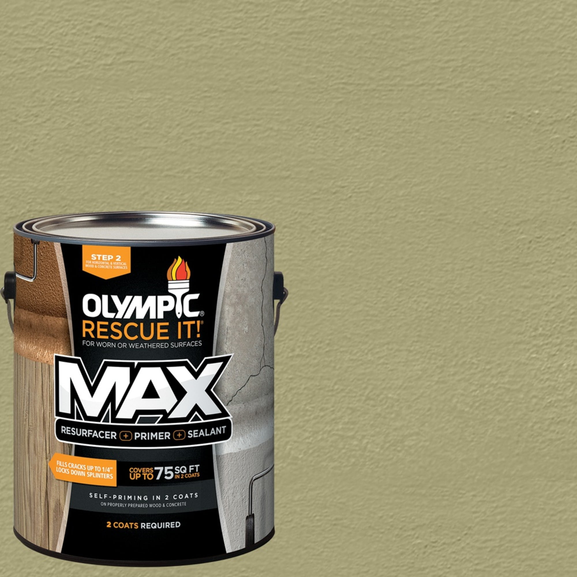 Olympic Rescue It 1 Gallon SC-1031 Eucalyptus Exterior Deck Resurfacer ...