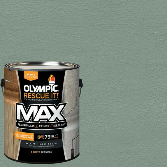 Olympic Rescue It 1 Gallon SC-1054 Ocean Mist Exterior Deck Resurfacer ...