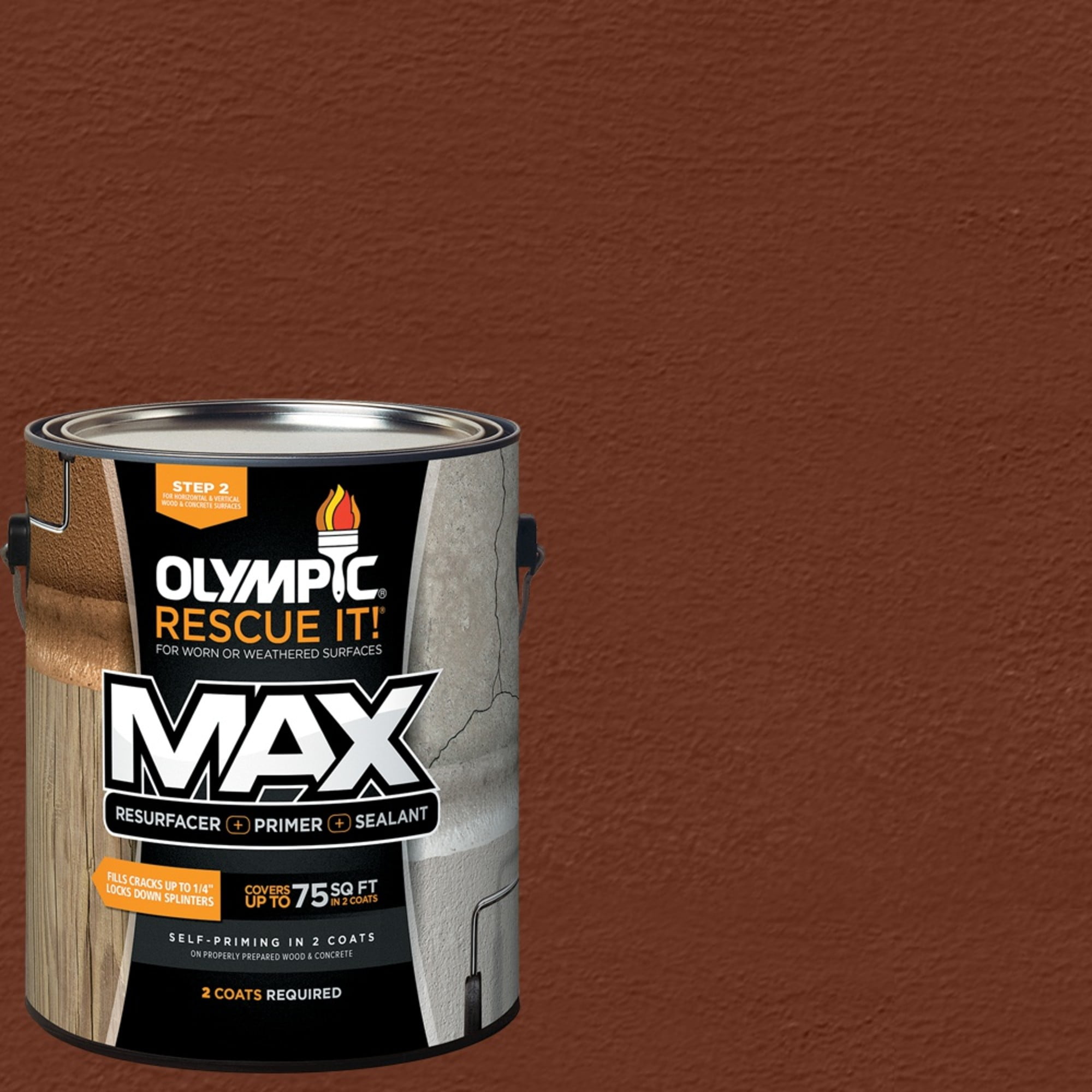 Olympic Rescue It 1 Gallon SC-1064 Port Wine Exterior Deck Resurfacer ...
