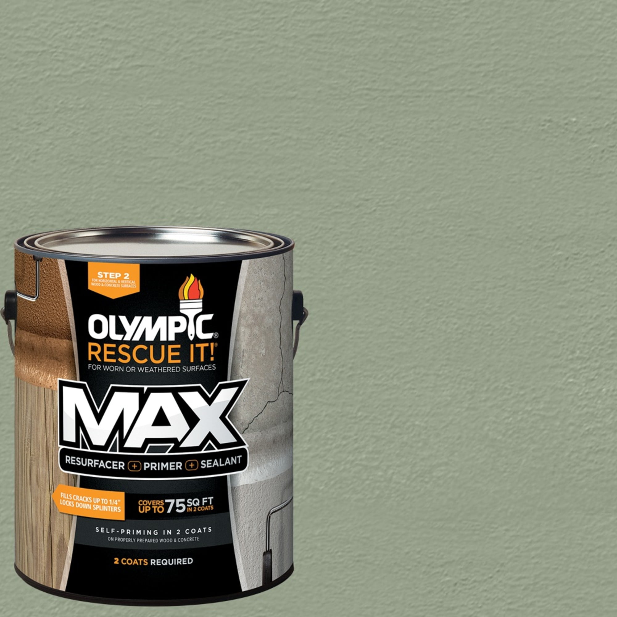 Olympic Rescue It 1 Gallon SC-1065 Powder Mill Exterior Deck Resurfacer ...