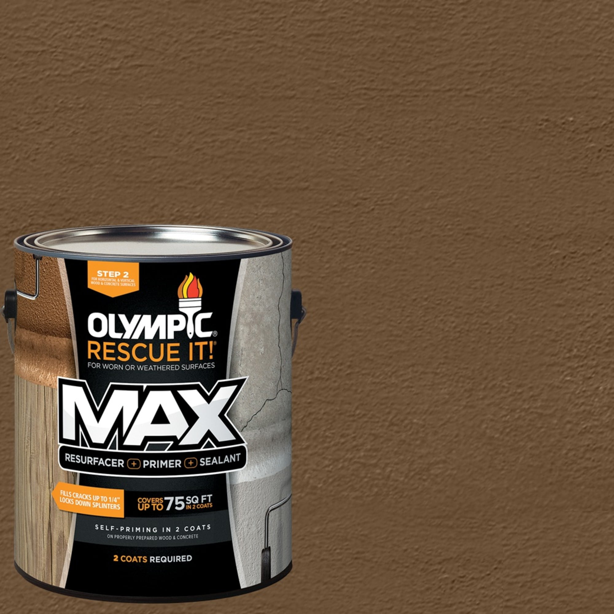 Olympic Rescue It 1 Gallon SC-1077 Smoky Suede Exterior Deck Resurfacer ...