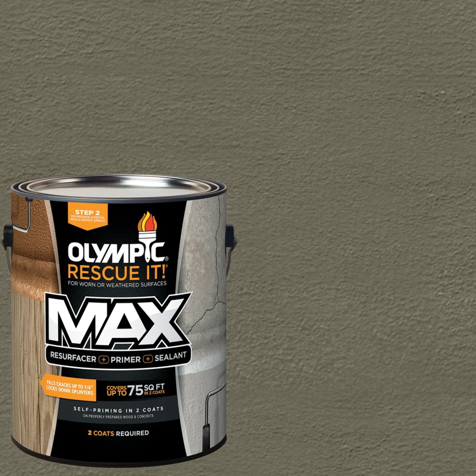 Olympic Rescue It 1 Gallon SC-1081 Stonehedge Exterior Deck Resurfacer ...
