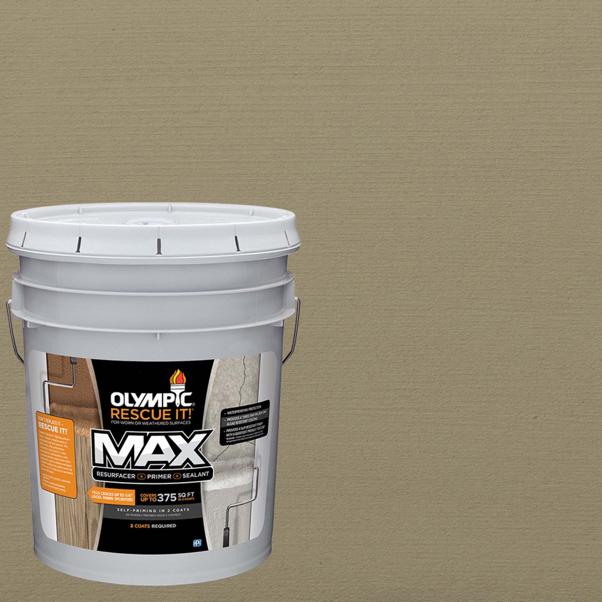 Olympic Rescue It 5 Gallons SC-1012 Cape Cod Gray Solid Exterior Deck ...