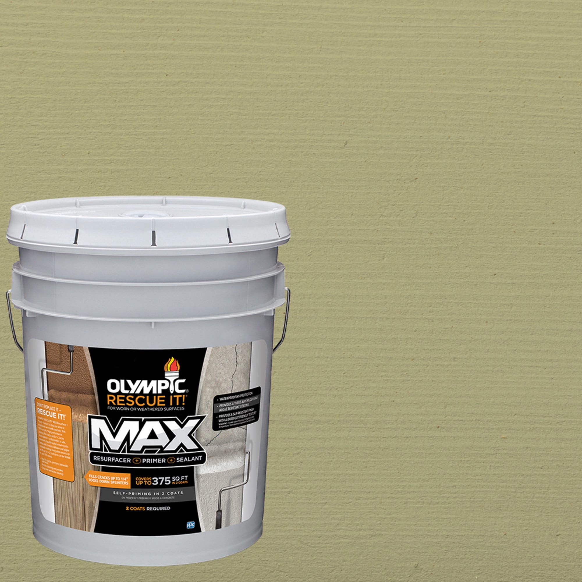 Olympic Rescue It 5 Gallons SC-1031 Eucalyptus Solid Exterior Deck ...