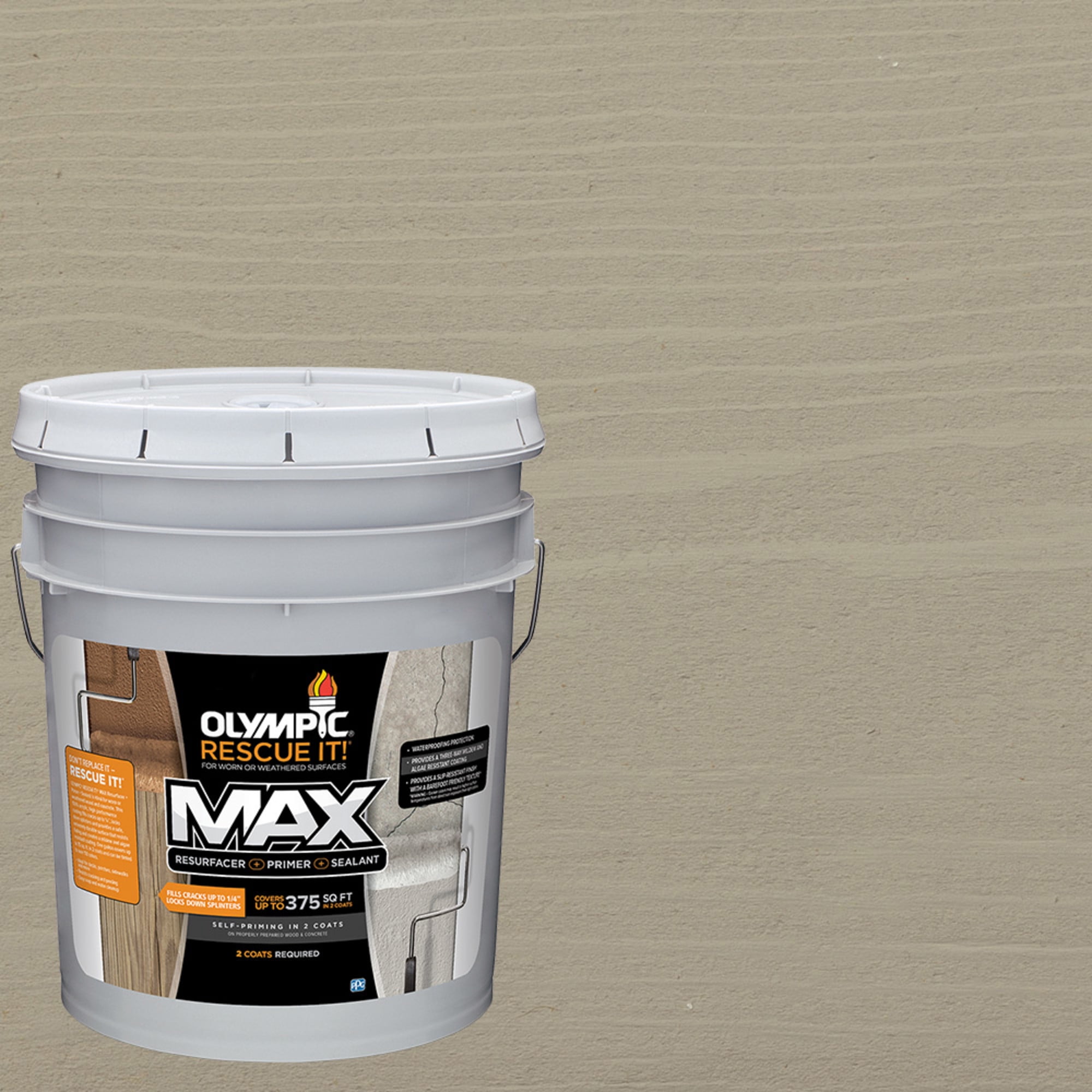 Olympic Rescue It 5 Gallons SC-1037 Gray Marble Solid Exterior Deck ...